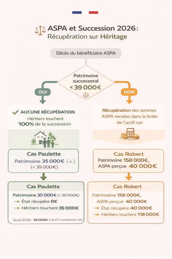 ASPA 2026 (minimum vieillesse) : montants, plafonds et récupération sur ...
